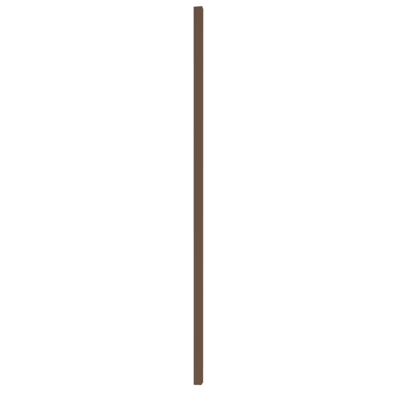 ColourFence 60x60mm Square Post 2400mm Brown